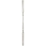"White Colonial Style Vinyl Railing Spindle Balusters, 9 Pack, 1 1/4 ...