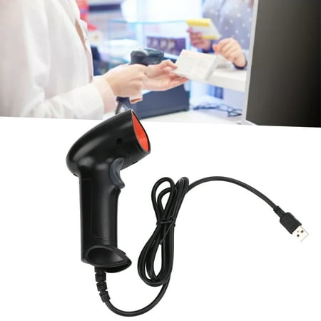 Barcode Scanners, 1D Impact Handheld Wired High Sensitivity USB ...