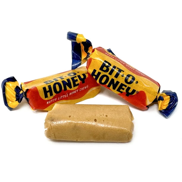 SweetGourmet Classic Bit-O-Honey Candy | Retro Taffy Honey Chews with ...
