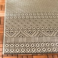 SAFAVIEH Courtyard Naomi Aztec Indoor/Outdoor Area Rug, 8' x 11', Beige ...