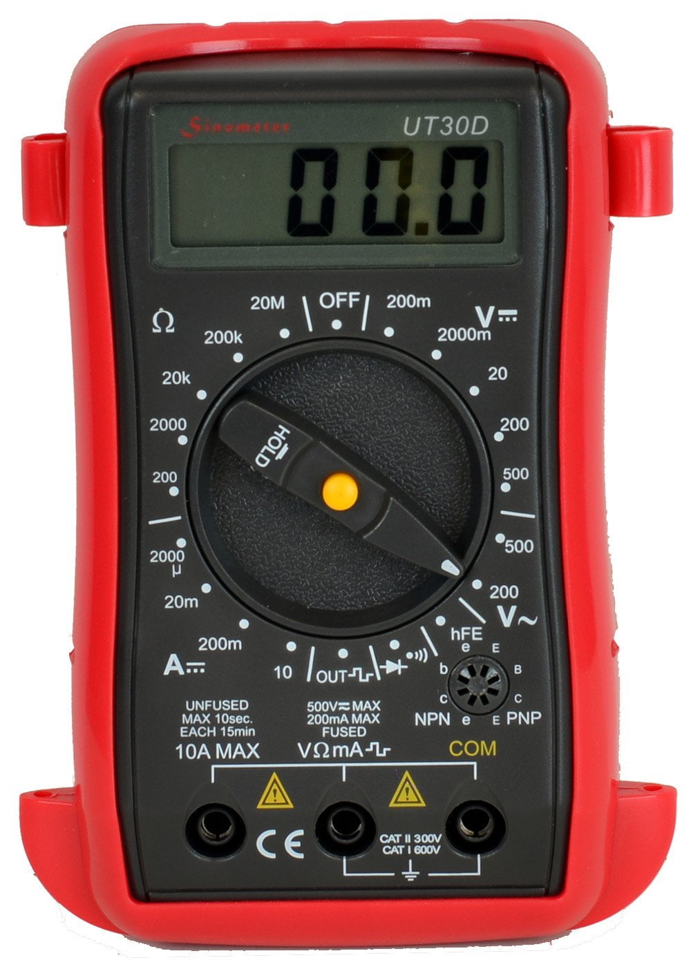 Sinometer UT30D Pocket-size Digital Multimeter with 50 Hz Square Wave ...
