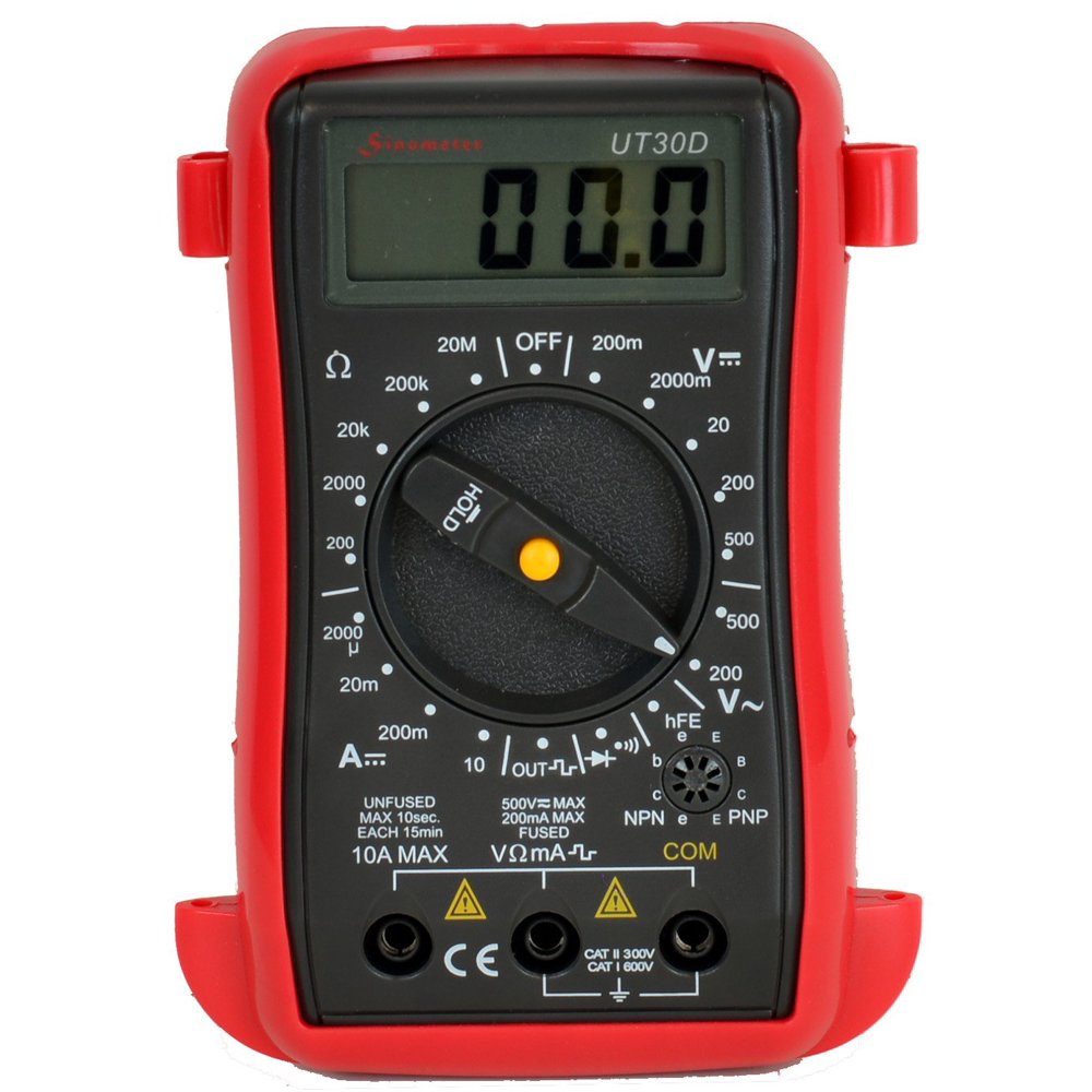 Sinometer - Sinometer UT30D Pocket-size Digital Multimeter with 50 Hz ...