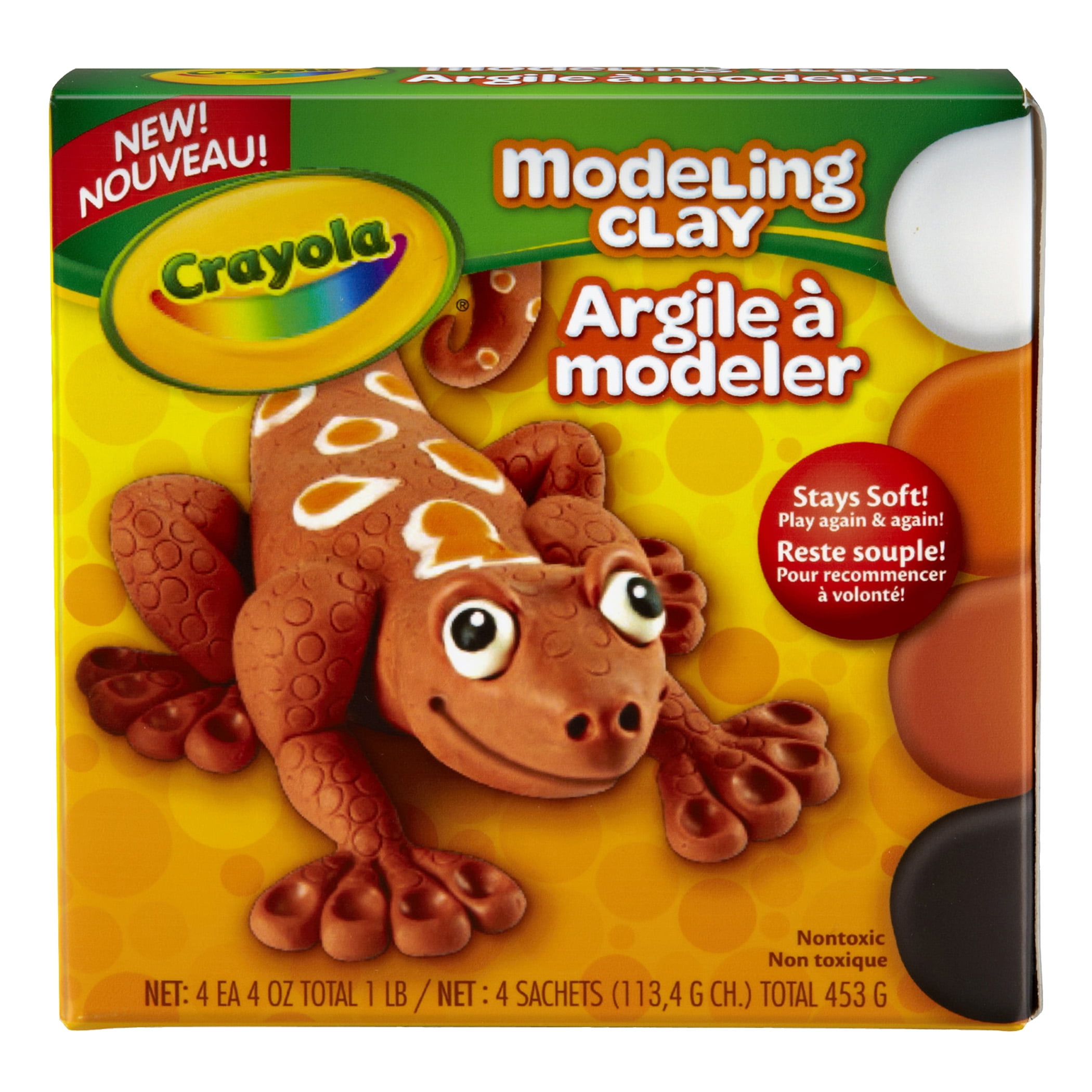 Crayola Modeling Clay, 1 Lb Assortment, Set Of 12 Packs - Walmart.com