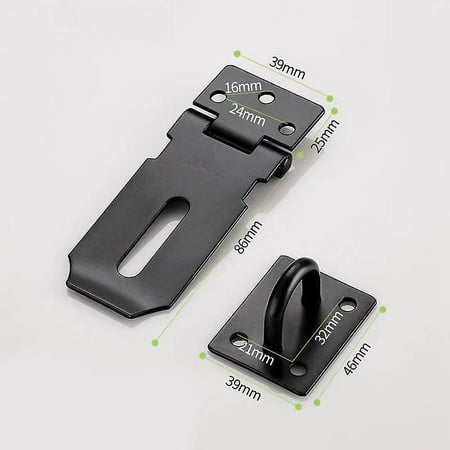 Betterlifefg-padlock Holder, Closing Trunks And Doorslot Of 2 Stainless ...