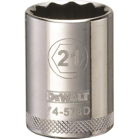 21mm 12 Point Socket - 0.5 in. Drive | Walmart Canada