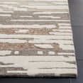 SAFAVIEH Fifth Avenue Deemer Abstract Area Rug, Natural/Brown, 7' x 7 ...