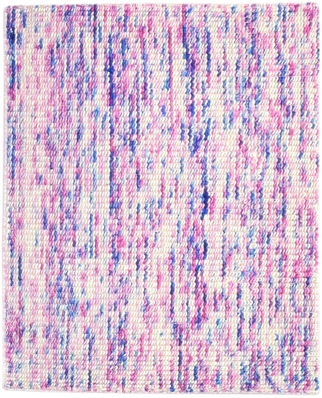 Pink Wool Rug 3' X 4' Modern Dhurrie Bohemian Abstract Room Size Carpet ...