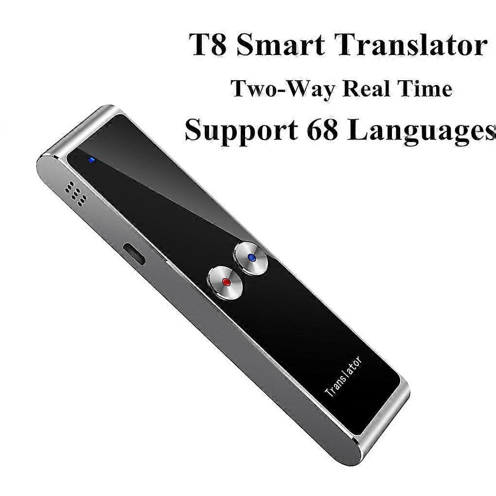 T8 Portable Mini Wireless Translator 68 -languas Two-way Translator For ...