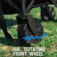 PORTAL Folding Utility Collapsible Wagon Cart with 8-inches Wheel ...