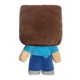 Minecraft Steve Plushie: Soft, Stuffed Pillow Buddy for Gaming Bedding ...