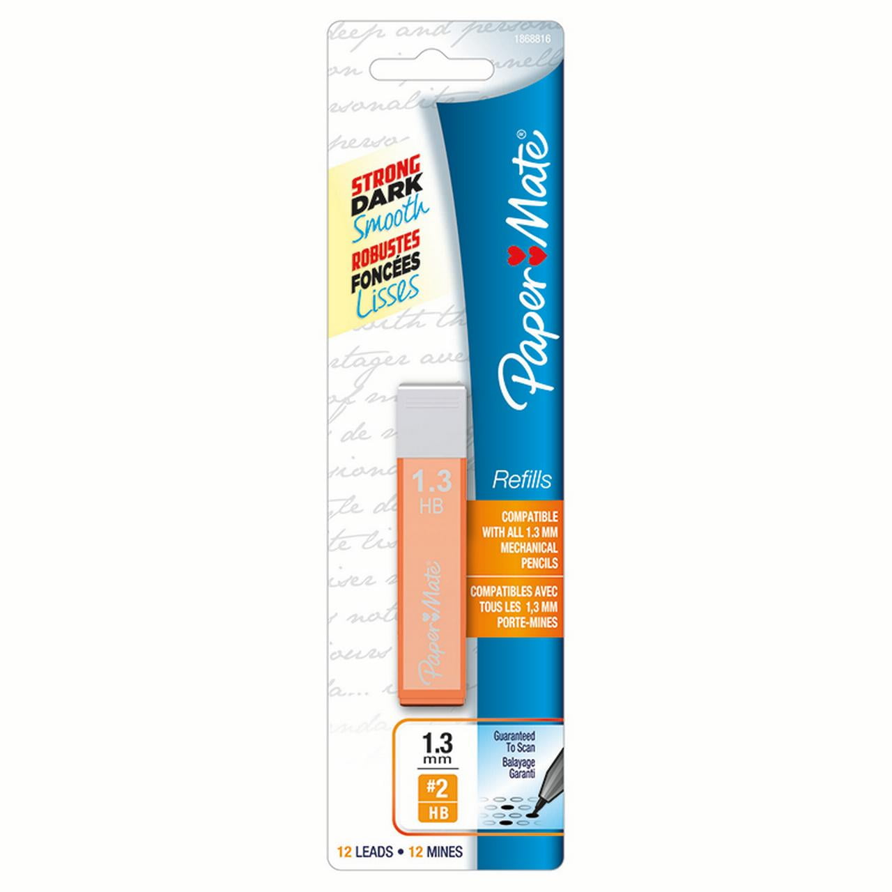 Papermate Paper Mate 12 Per Pk 1.3Mm Leads No 2Hb 36 Ea 1868816 ...