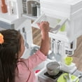 Step2 Downtown Delights Plastic Play Kitchen with 24 Piece Play Set ...