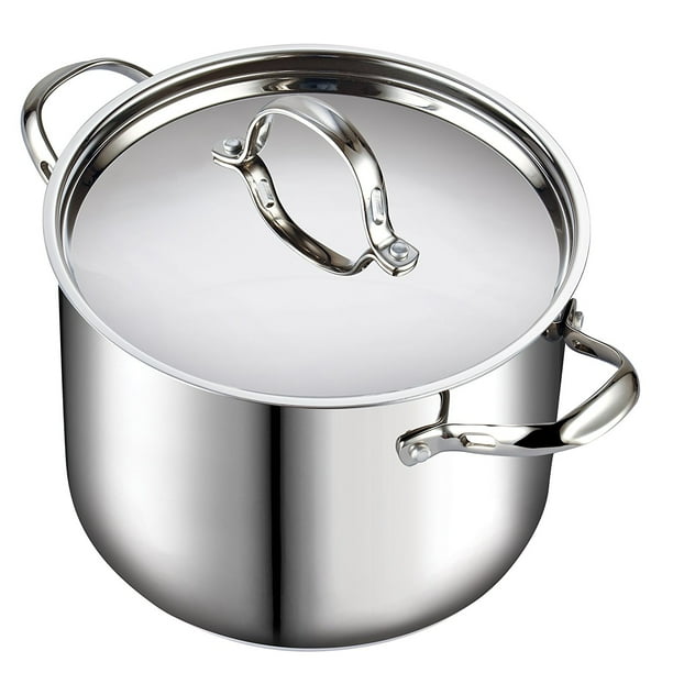 Cooks Standard 18/10 Stainless Steel Stockpot 12-Quart, Classic Deep ...
