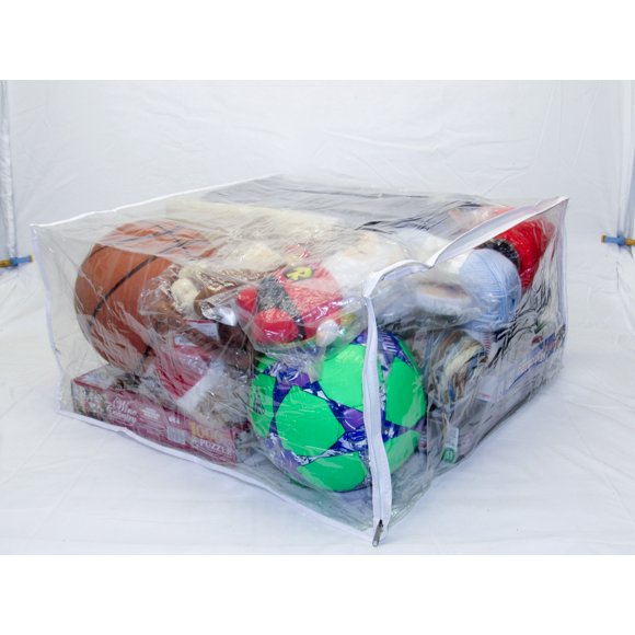 Clear Zippered Storage Bags