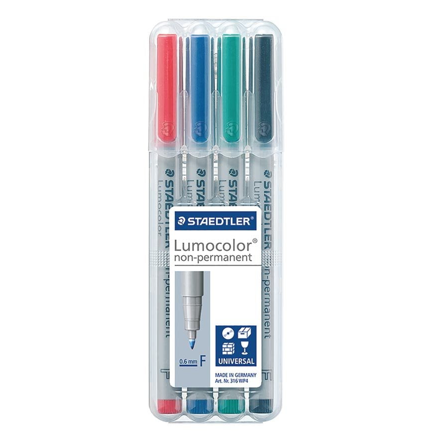 Click here for Staedtler 316 Wp4 Lumocolor Non Permanent Marker F... prices