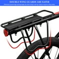 Supsupsiu Adjustable Bike Rear Rack 115lbs Cycling Cargo Carrier ...
