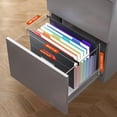 Expanding Hanging File Folders, Plastic Filing Cabinet Organizer 7 ...