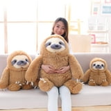 Winsterch Giant Sloth Stuffed Animal Toy, Large Plush Sloth Gifts Baby ...