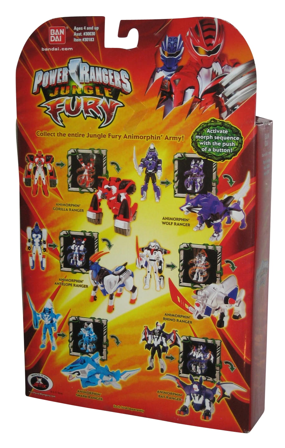 Power Rangers Jungle Fury Rhino Ranger Megazord