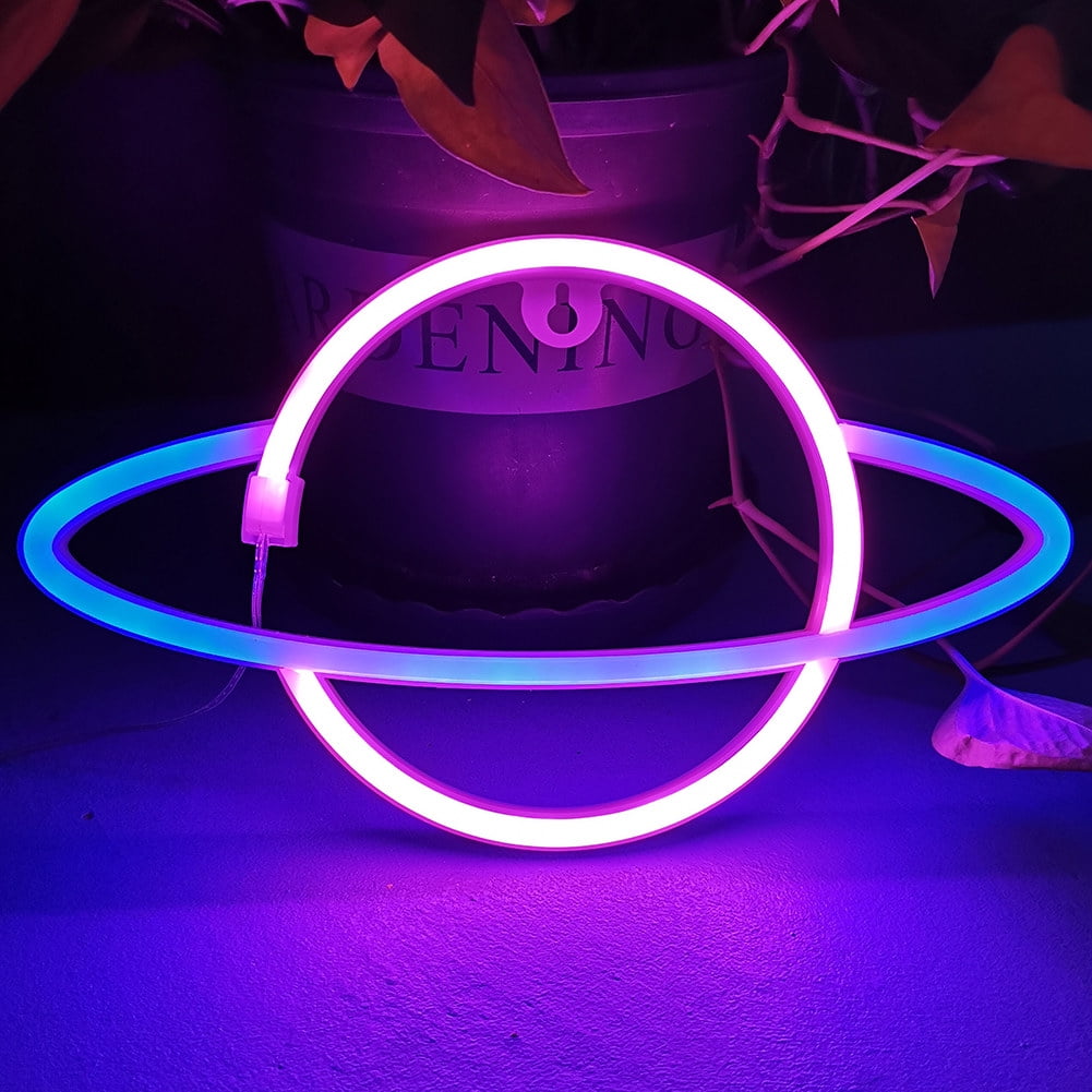 Coloody Planet Neon Lights LED Neon Light Sign Neon Wall Light Battery ...