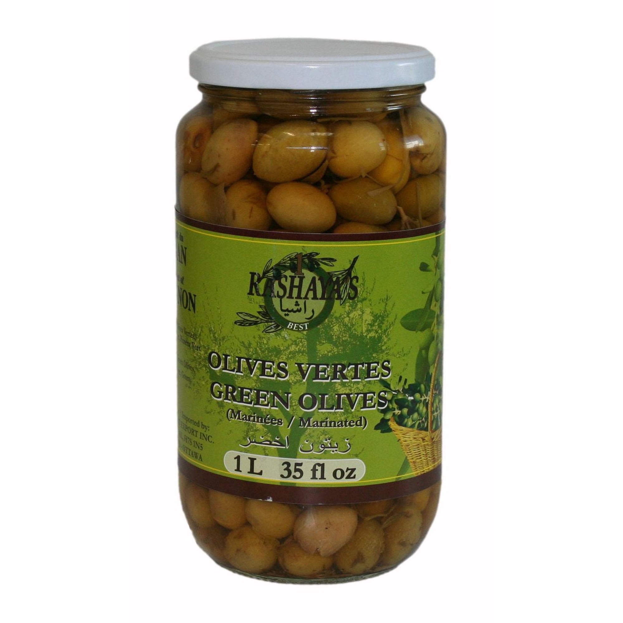 Click here for Rashaya - Olives Vertes 12/1 L 12/1 L prices
