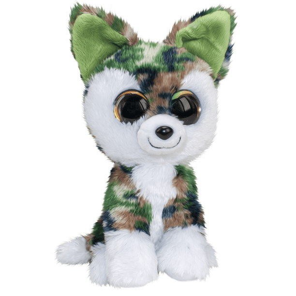 Lumo Big Wolf Woody Plush Stuffed Animal Doll- 9" tall | 5" wide | Camo ...