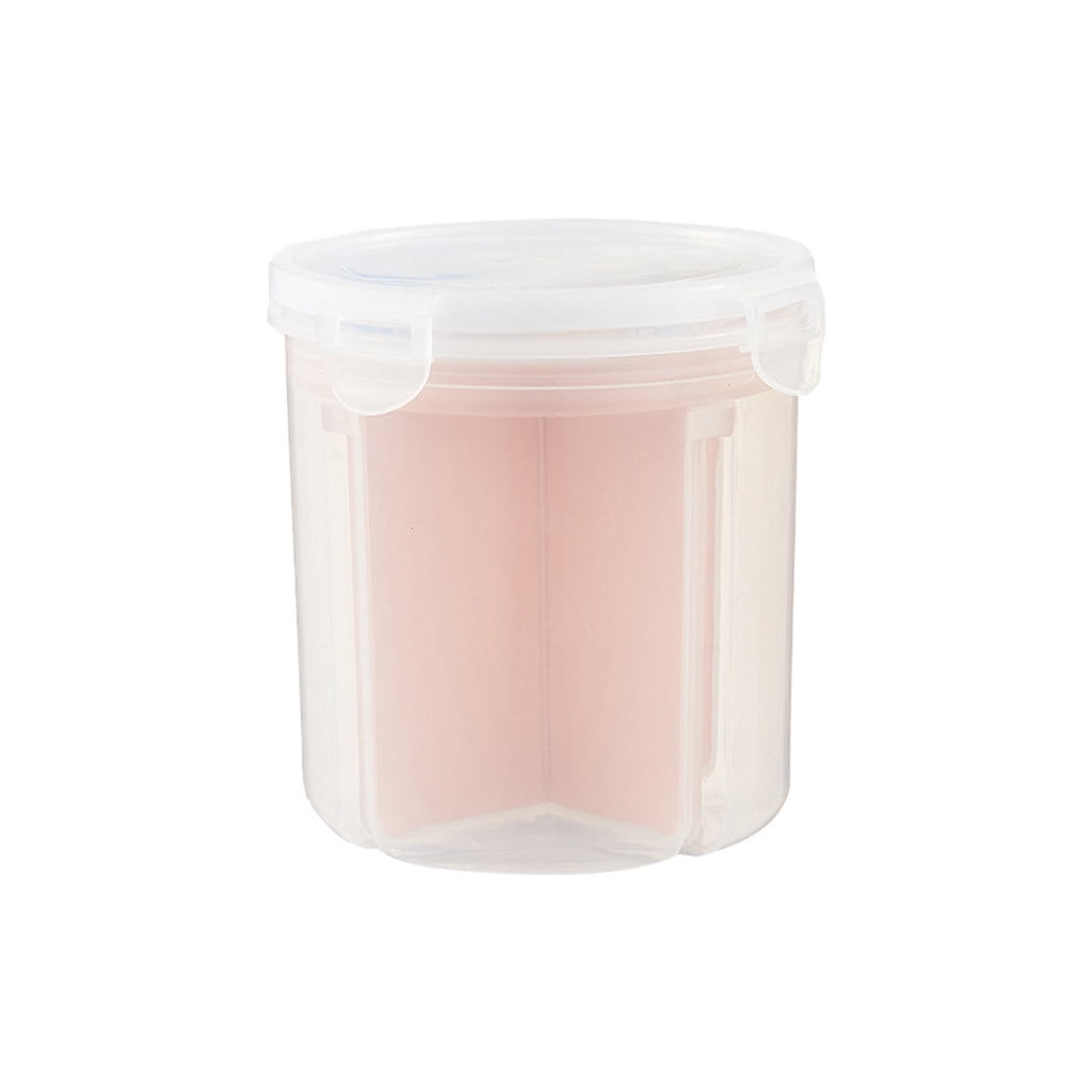 VerPetridure Sealed Jar Grain Storage Box Divided Transparent Storage ...