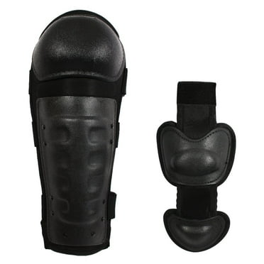Meister EDGE Leather Shin Guards w/ Gel Padding (Pair) - Walmart.com