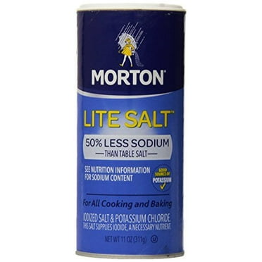 (3 pack) Morton® Lite Salt, Low Sodium for a Heart Healthy Salt ...