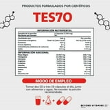 TES70 Suplemento Alimenticio Vitaminas para Hombres - 180 cápsulas ...