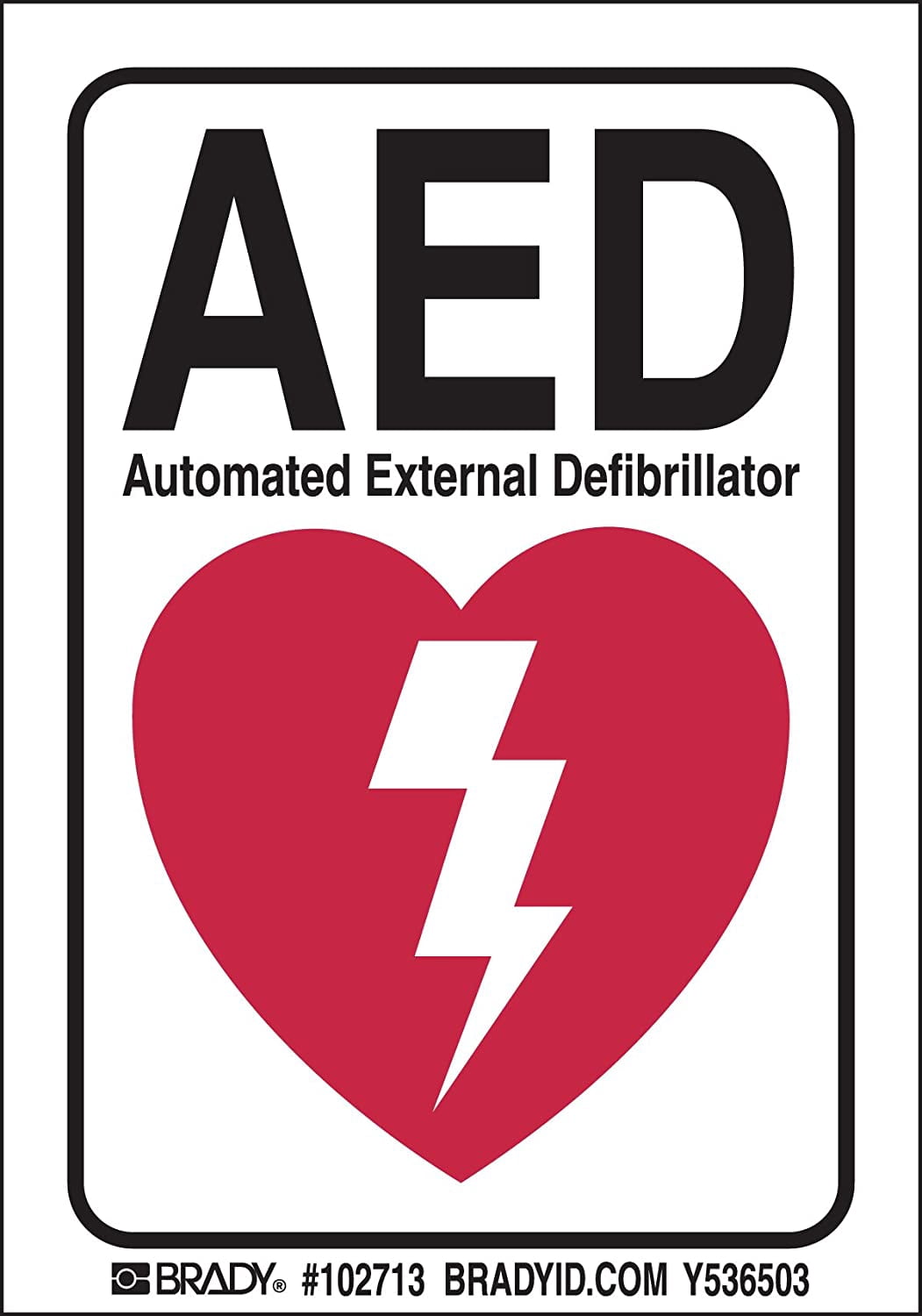 Brady Caution Sign 102713 - Walmart.com
