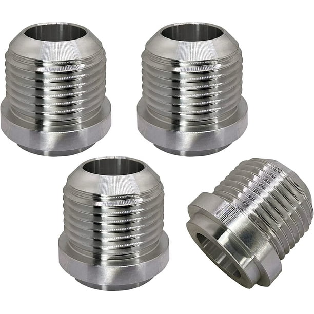 AN12 Weld On Bung Stainless Steel Male Flare Weldable Fuel Tank Fitting ...