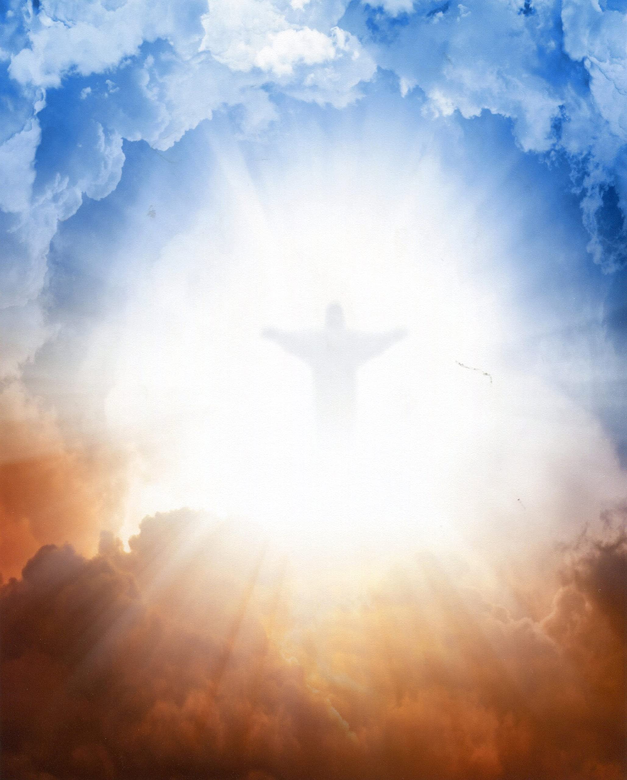 Catholic print picture - Jesus Christ in Heaven R - 8" x 10" ready to ...