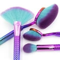 Moda Brush Prismatic Precision Powder 4pc Makeup Brush Set - Walmart.com