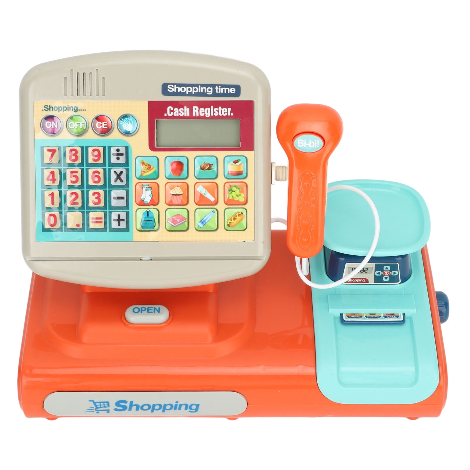 Cashier Toy Playset,Cashier Toy with Electronic Cash Register Toy ...