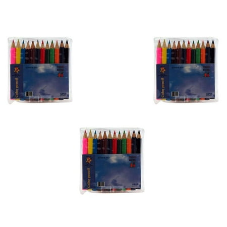 Three Star Mini Color Pencils a 12 Count (Pack Of 3) | Walmart Canada