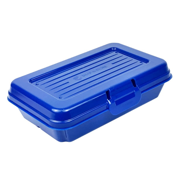 Plastic Pencil Box, Blue, 24 Pack PDQ - Walmart.com - Walmart.com
