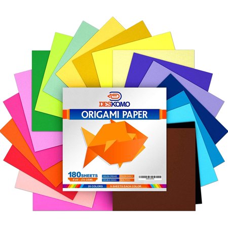 AIMTYD Origami Paper for Kids Double Sided - Pack of 180 Sheets - 20 ...