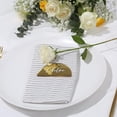 20 Pcs 3.5x2 inches Gold Mirror Half Circle Acrylic Sign DIY Blank ...