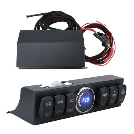 6 Gang Rocker Switch Panel, Voltage Monitoring Fuse Relay Control Box ...