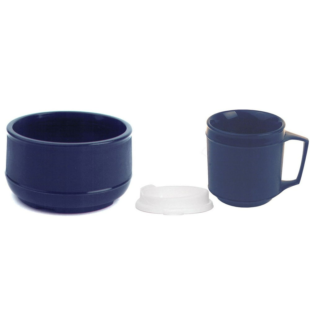 Weighted Bowl and cup w-Lid set - Walmart.com - Walmart.com