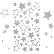 Trend Silver Sparkle Stars superShapes Stickers, Silver, 400 / Pack ...