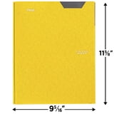 Five Star Stay-Put Plastic and Prong Folder, Harvest Yellow (340300E ...
