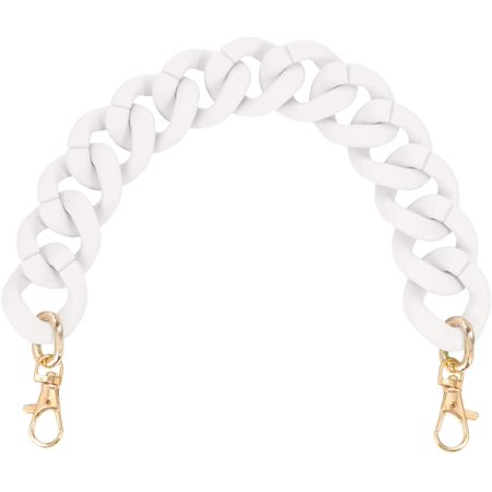 HTOOQ Black Chunky Chain Strap Acrylic Chain Luxury Handbag Strap ...