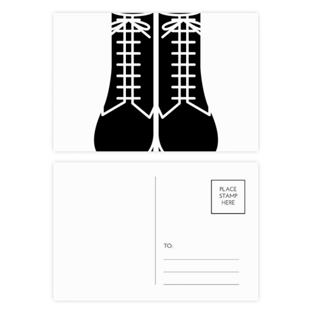 Botas altas de hombres negro patron de silueta Set cumpleaños gracias ...