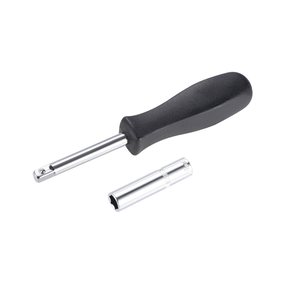 Socket Accessory Set, 1/4" Drive 10" Spinner Nut Driver Handle 8mm 6 ...