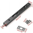 ABCISI 2Pcs 8 Inch Door Bolts - Stainless Steel Concealed Security ...