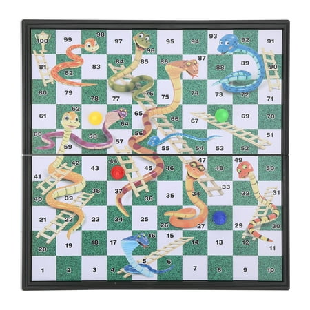 TOPINCN Snake Ladder Chess Game, Easy To Carry Collapsible Durable ...
