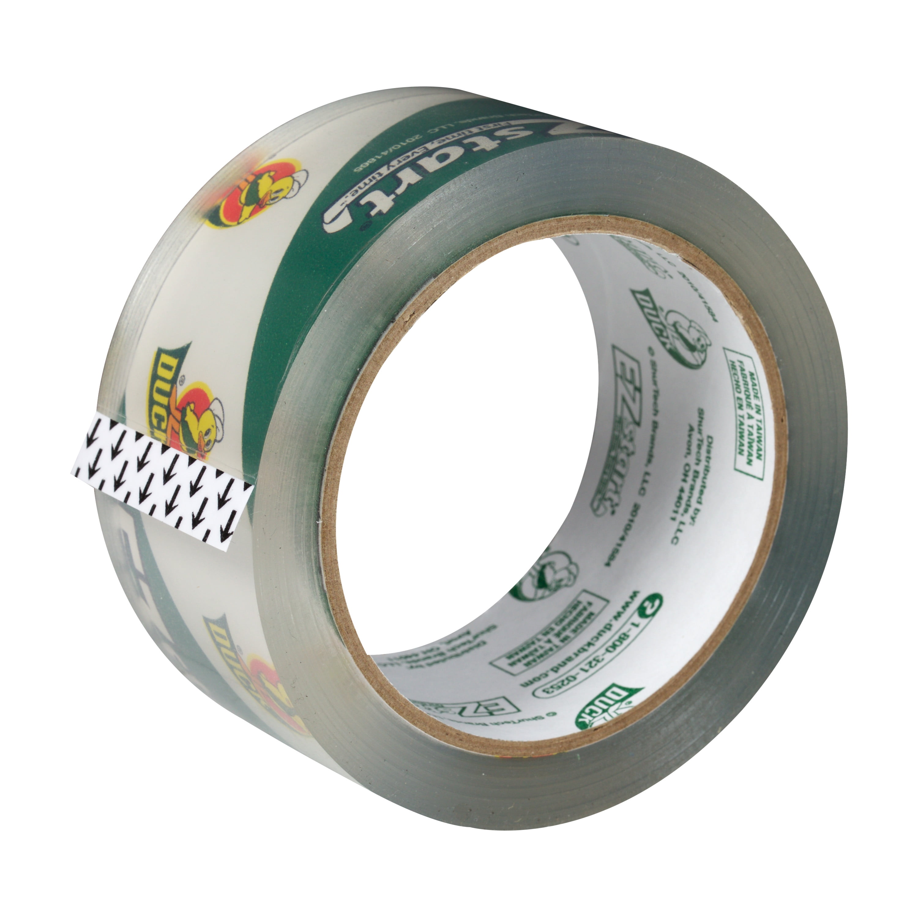 Duck EZ Start 1.88 in. x 54.6 yd. Clear Acrylic Packing Tape, 4-pack ...