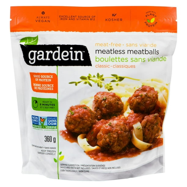 Gardein® Meat Free Meatless Meatballs, 360g - Walmart.ca